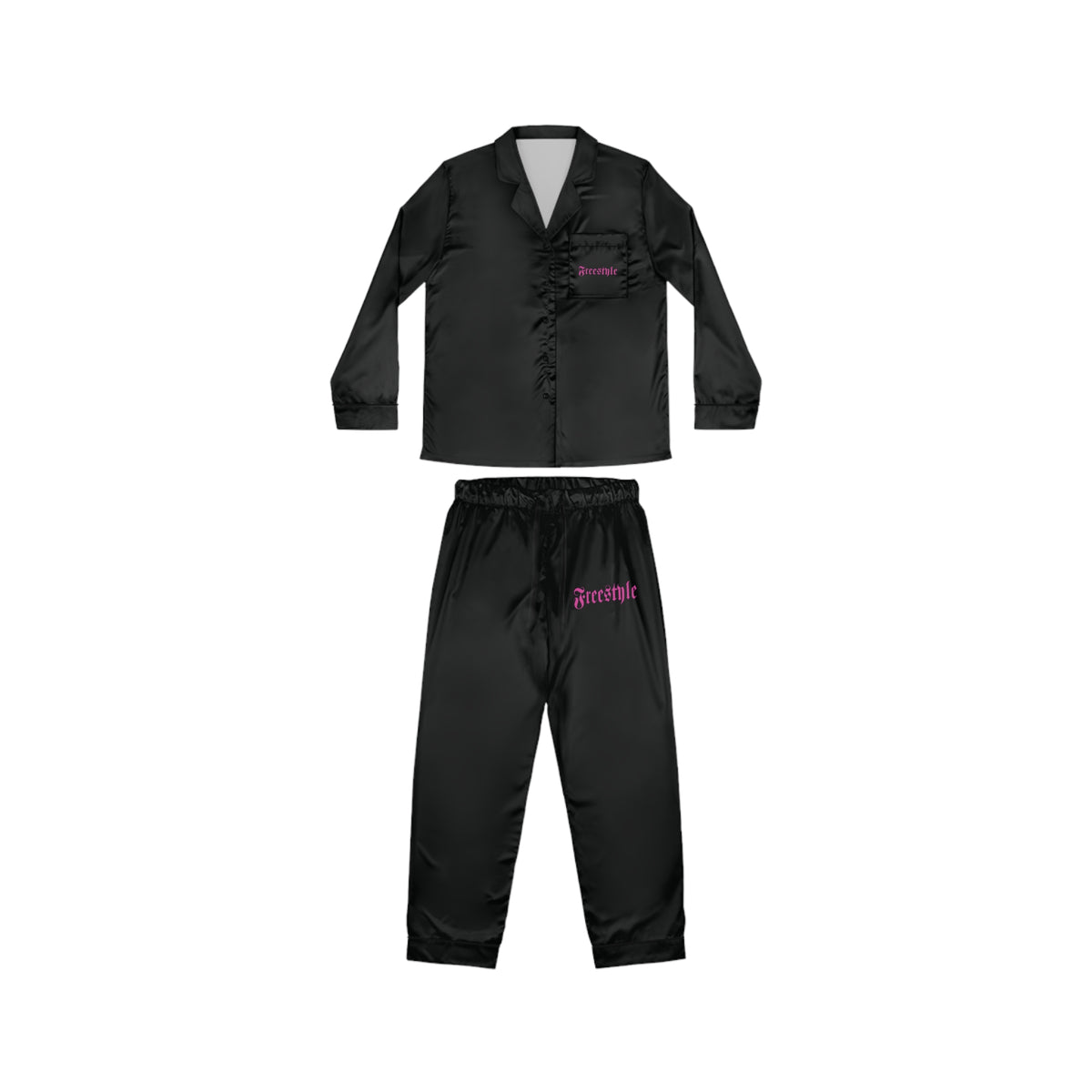 Freestyle Black Women's Satin Pajamas – Freestyle Clothing Brand